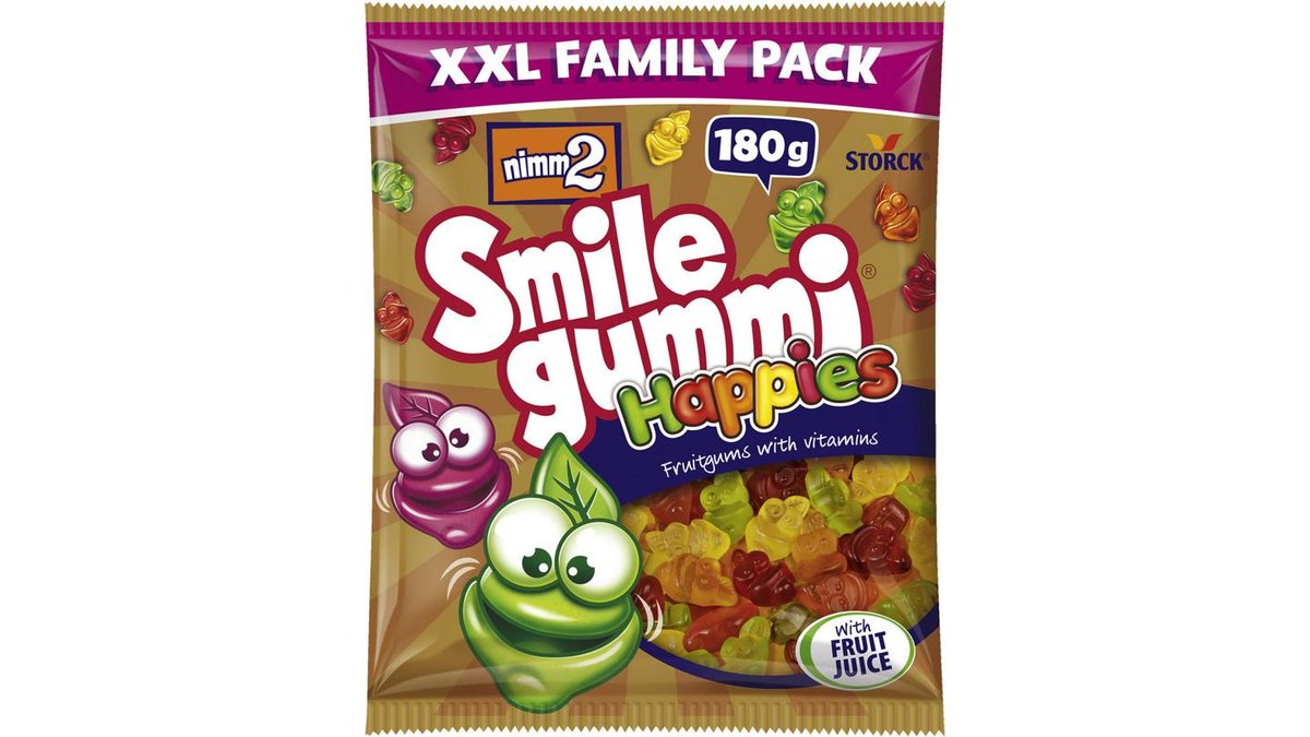 Bonboni Nimm2, smilegummi happies, 180g | Tuš hipermarket Planet Koper | Wolt