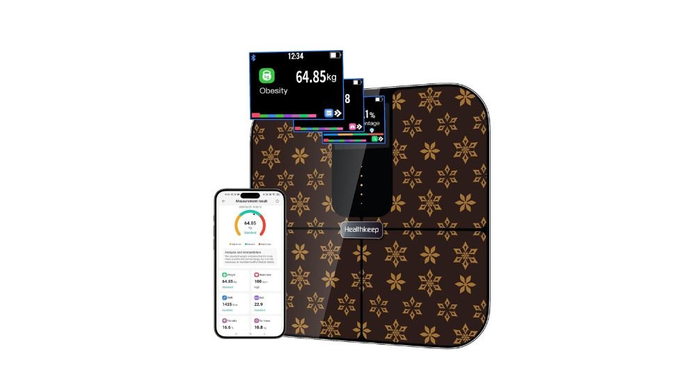 Healthkeep Bluetooth Connected Scale with TFT Color Display and ITO ...