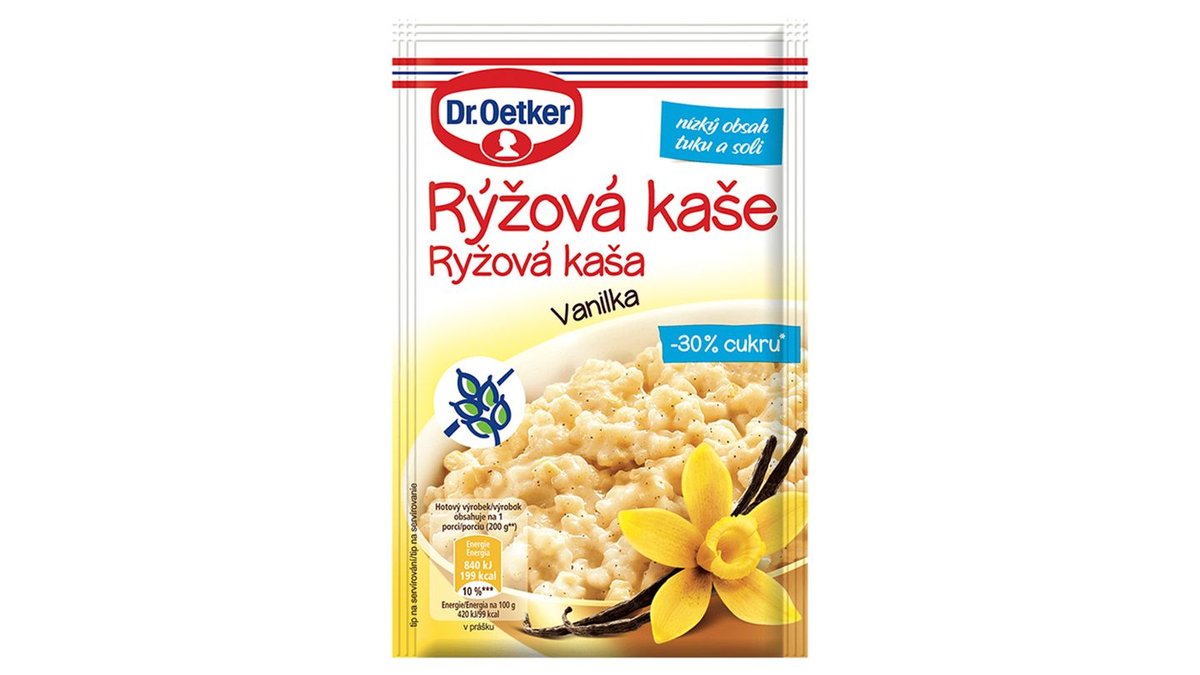 Dr. Oetker Rýžová kaše vanilka 52g | BILLA Hynaisova (708) | Wolt
