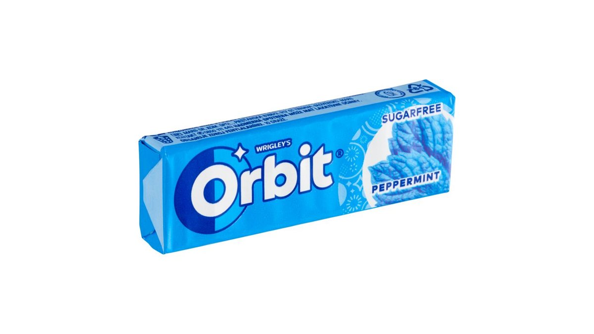 ŽVÝKAČKY ORBIT PEPPERMINT 14g | ŽABKA Korunní 129 | Wolt