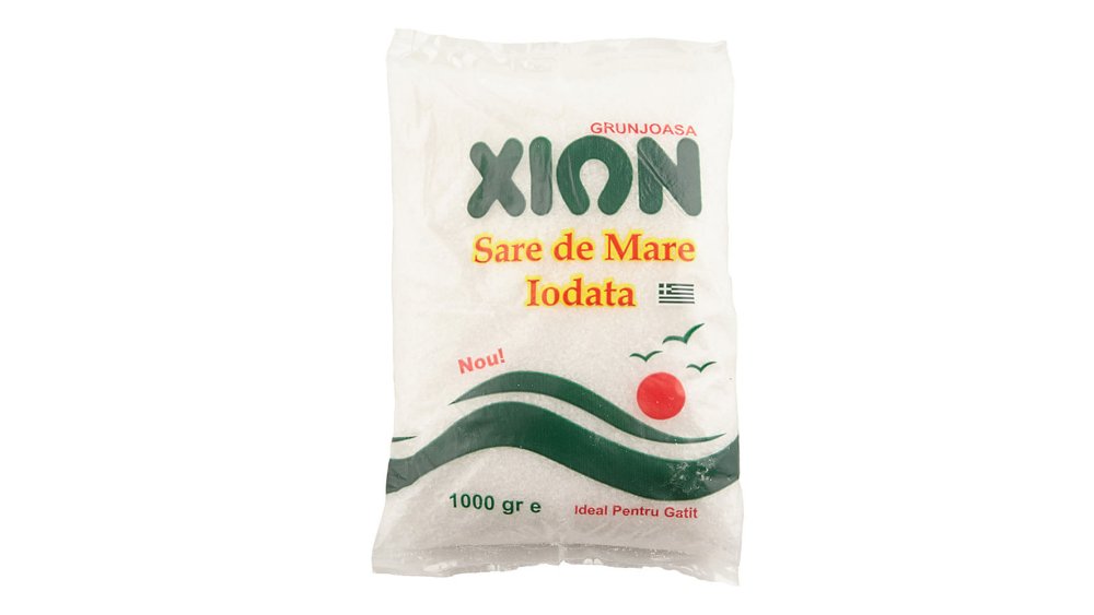 Sare de mare iodata Xion grunjoasa 1 Kg | Auchan - Titan | Wolt
