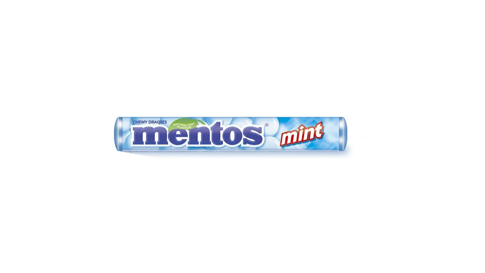 Drajeuri gumate mentolate Mentos Mint 38 g | Auchan - Timisoara | Wolt