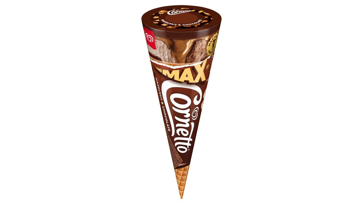 UNI CORNETTO MAX HAZELNUT & CHOCOLATE 115ML | BILLA Krokova (322) | Wolt