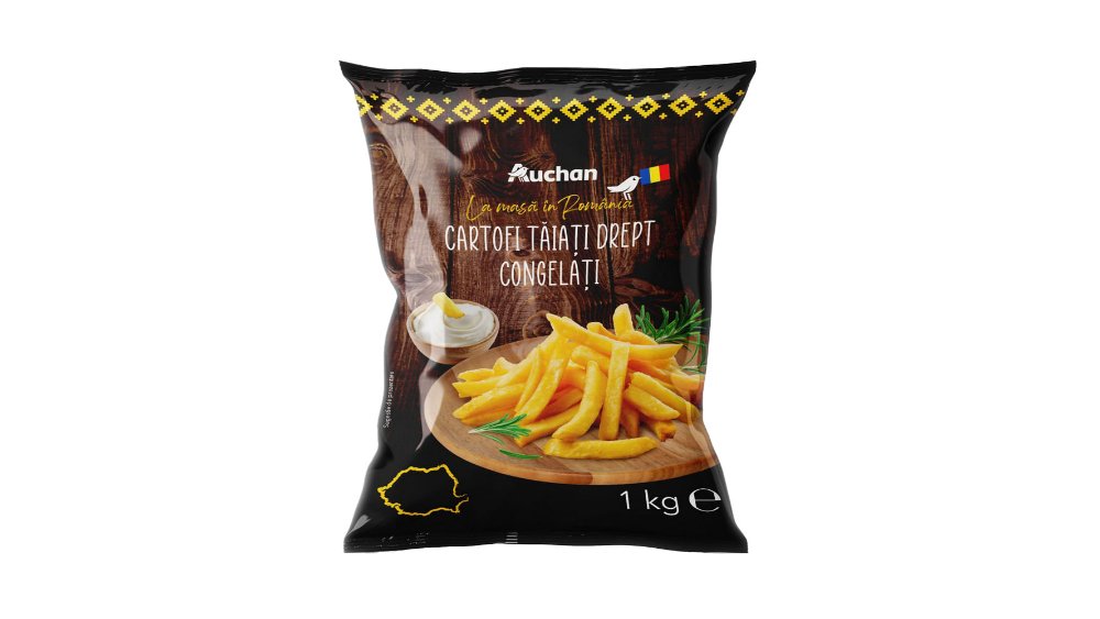 Cartofi pai congelati Auchan La Masa in Romania, 1 kg | Auchan - Brasov ...