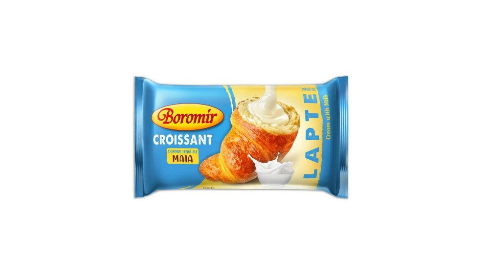 Croissant cu crema cu lapte Boromir, 60 g | Auchan Hypermarket ...