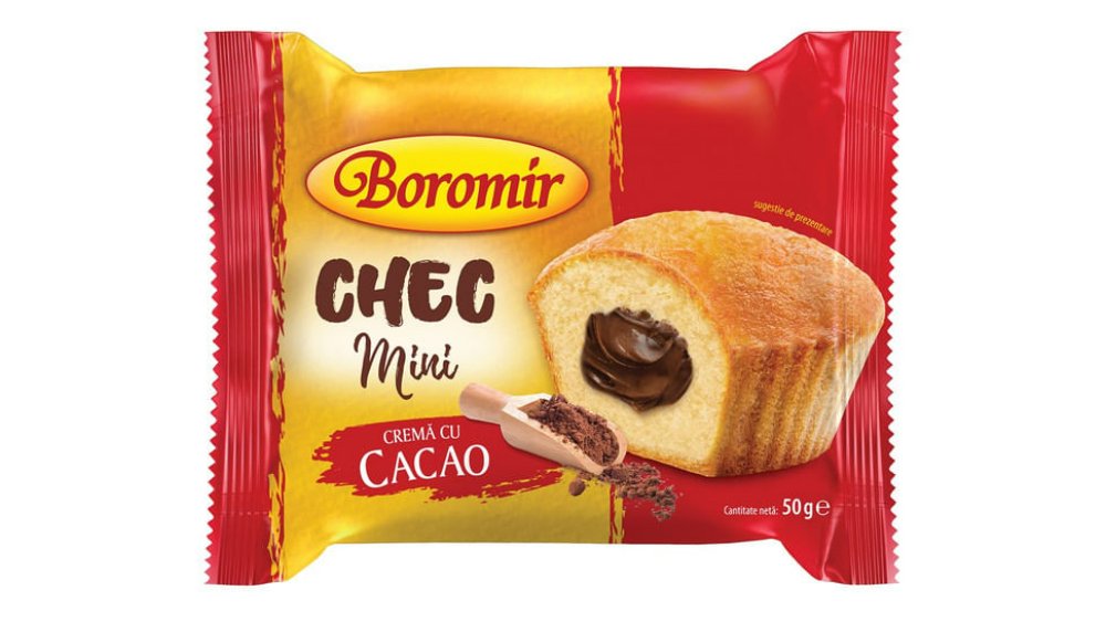 Chec mini cu crema de cacao Boromir, 50 g | Auchan - Cluj Iulius | Wolt