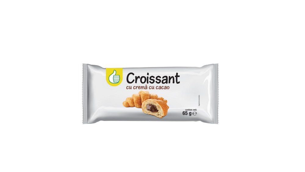 Croissant cu crema cu cacao Auchan, 65 g | Auchan Hypermarket Timisoara ...