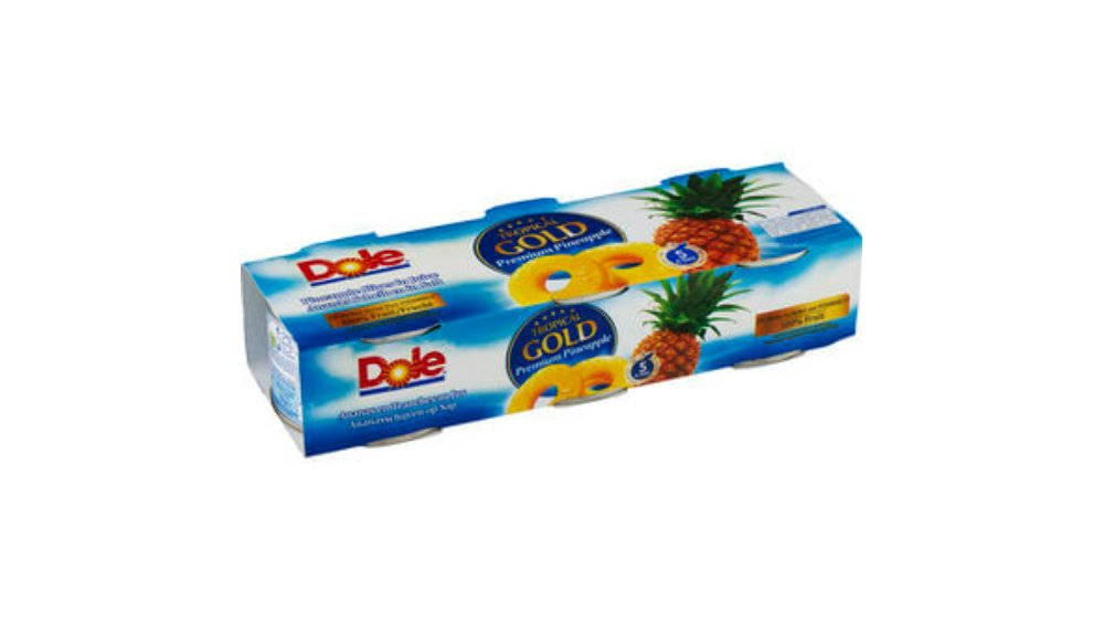 Conserva felii de ananas in suc Dole Tropical Gold, 3 x 227 g | Auchan - Titan | Wolt