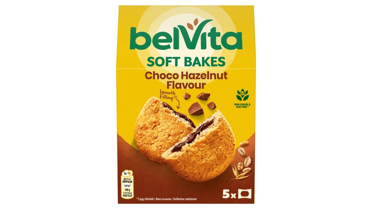 Belvita Gabonás Keksz, Mogyorós ízű Kakaós Töltelékkel 250g | INTERSPAR | Dunaújváros | Wolt