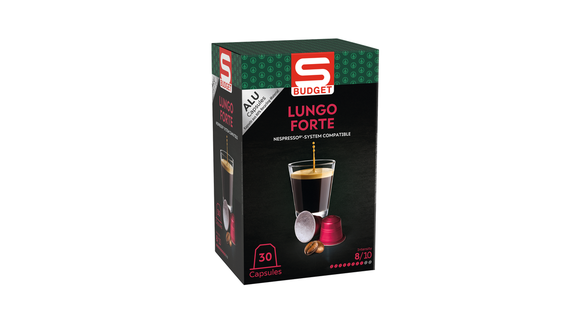 S-BUDGET kapsule za kavu Lungo forte 156 g | SPAR supermarket ...