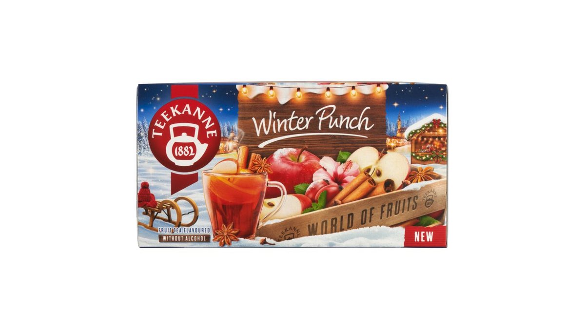 Teekanne Winter Punch rumos-szőlő és vanília ízesítésű gyümölcstea ...