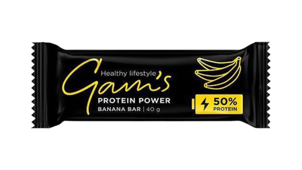 Protein Bar Banana, 40 g, Gam`s Protein | Tria Enniaria Honey Health ...