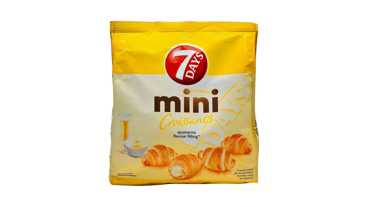 Mini croissante cu crema de vin spumant, 7Days, 185g | Freshful Now Margelelor | Wolt