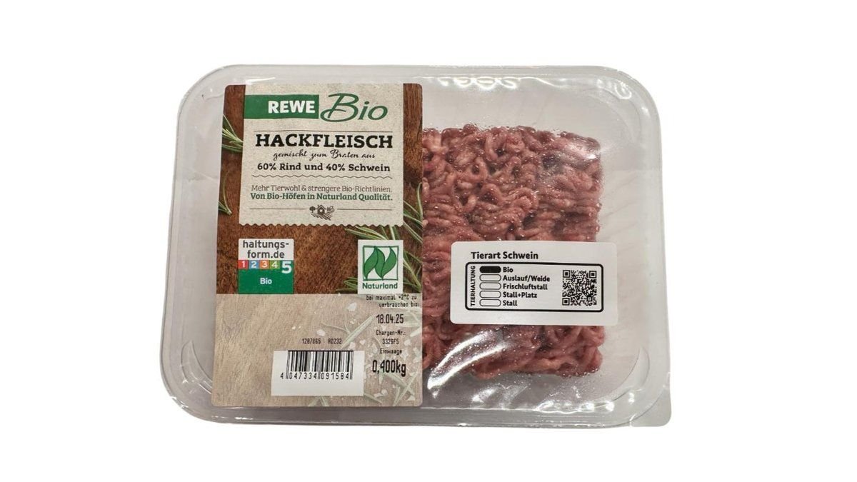 REWE Bio Hackfleisch gemischt, 400 g | REWE Michael Roth ohG | Wolt