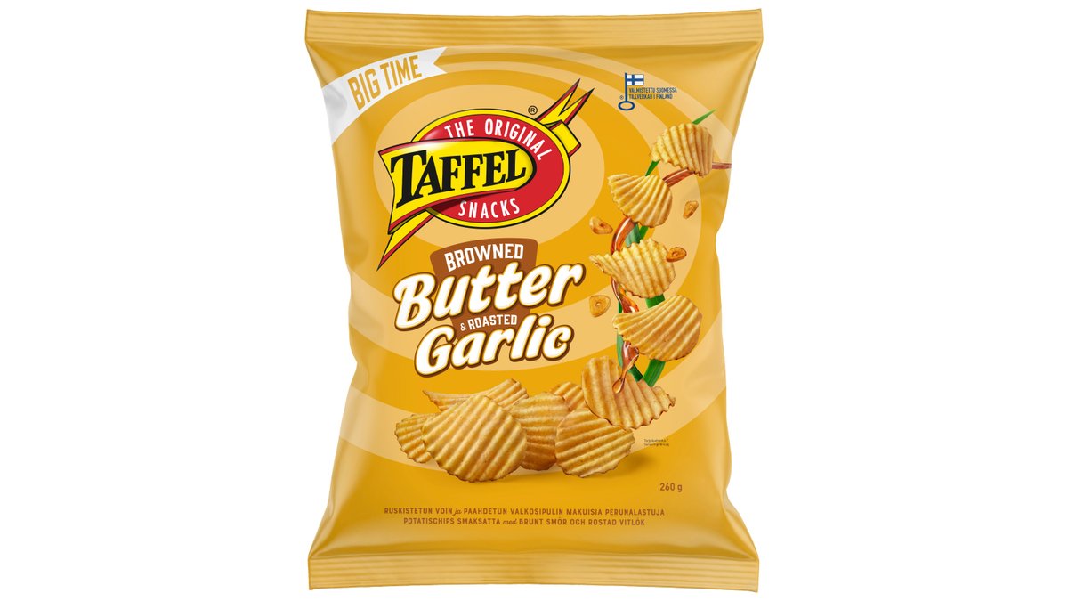 Taffel Sips butter-garlic 260g | Wolt Market Turku | Wolt