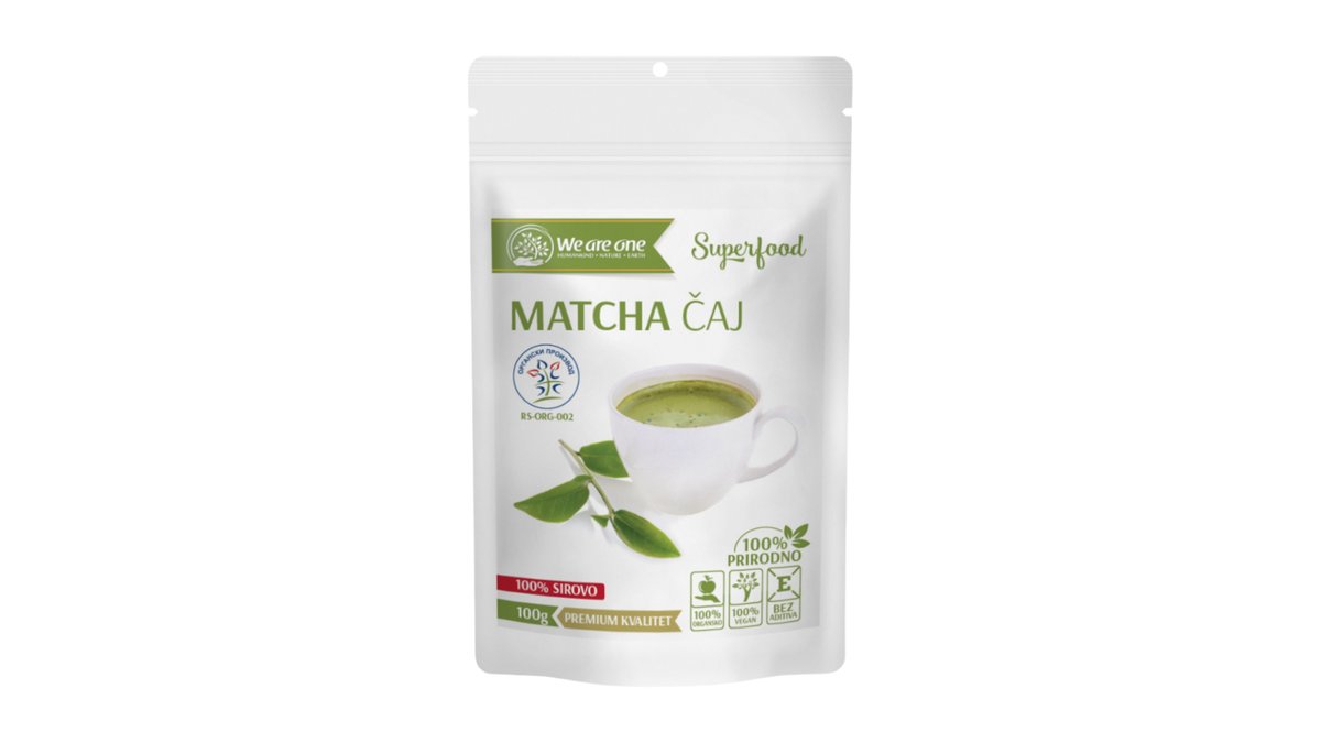 Matcha čaj organski 50g | Wolt Market Novi Beograd | Wolt
