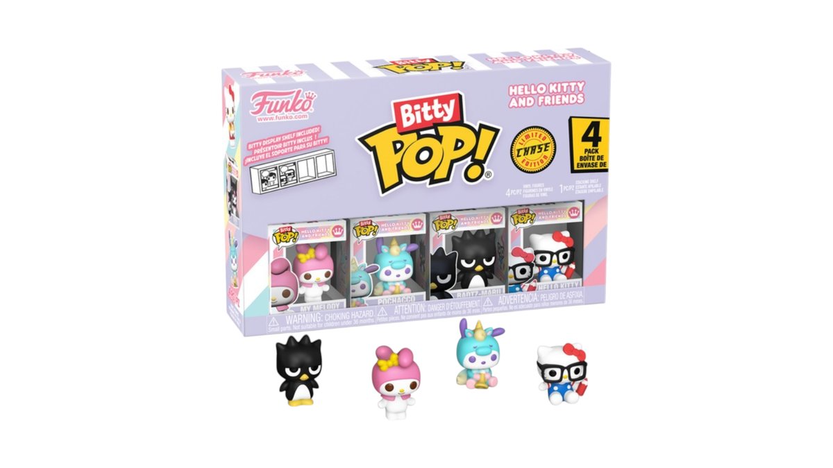 Funko Bitty Pop Hello Kitty & Friends 4 Pack Series 4 | The Model Shop ...