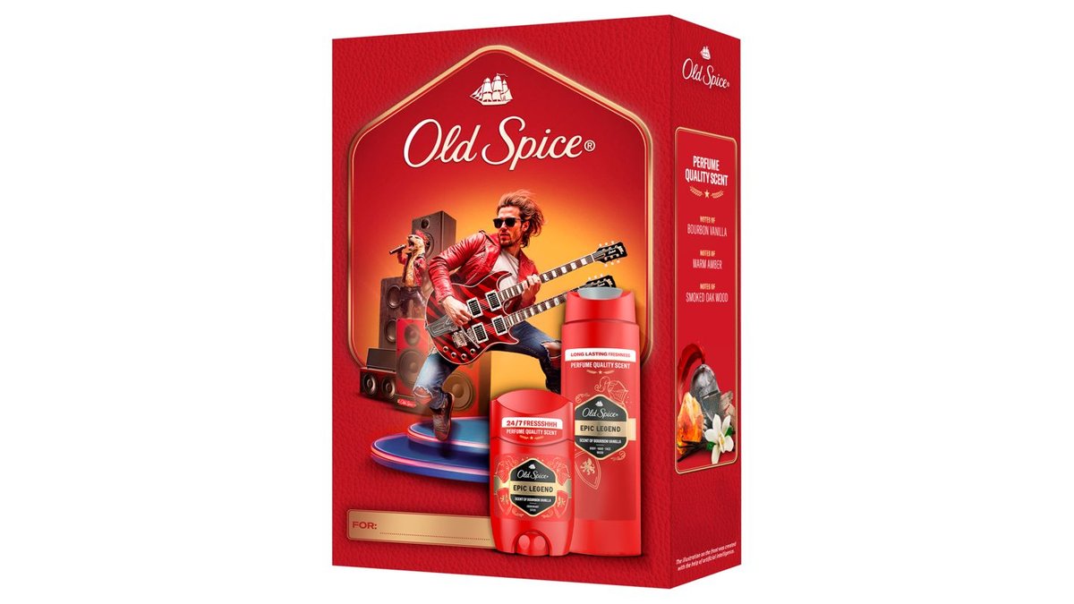 Old Spice Rockstar Ajándékszett Epic Legend Stift Dezodorral és ...