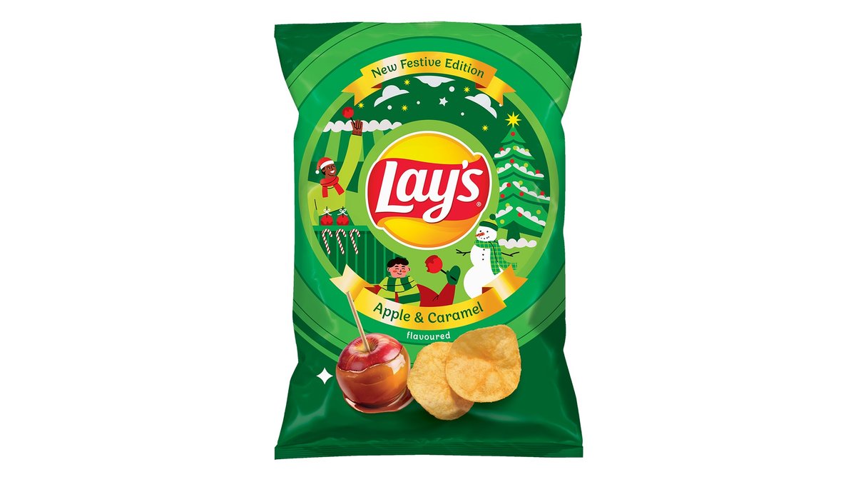 Lay's obuolių ir karamelės skonio bulvių traškučiai, 130 g | Wolt Market Pašilaičiai | Wolt