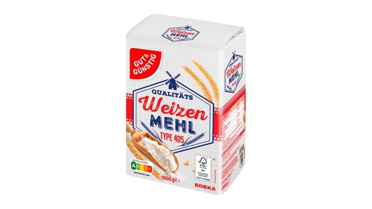 Gut & Günstig Weizenmehl Type, 1 kg | EDEKA Böcker | Wolt