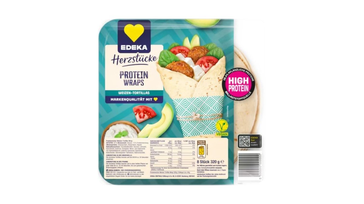 EDEKA Herzstücke High Protein Wraps, 320g | EDEKA Sehrer | Wolt