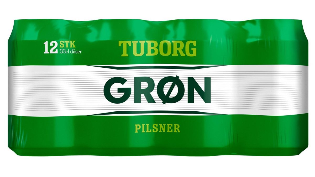 Grøn Tuborg (12 stk) | MENY Østerfælled Torv | Wolt