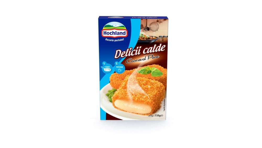 Cascaval pane Hochland Delicii Calde, 150 g | Auchan - Craiovita | Wolt