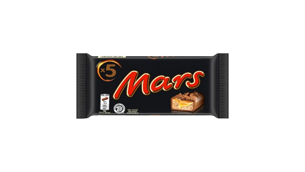 Baton ciocolata cu lapte cu miez de caramel si nuga Mars, 5 x 45 g ...