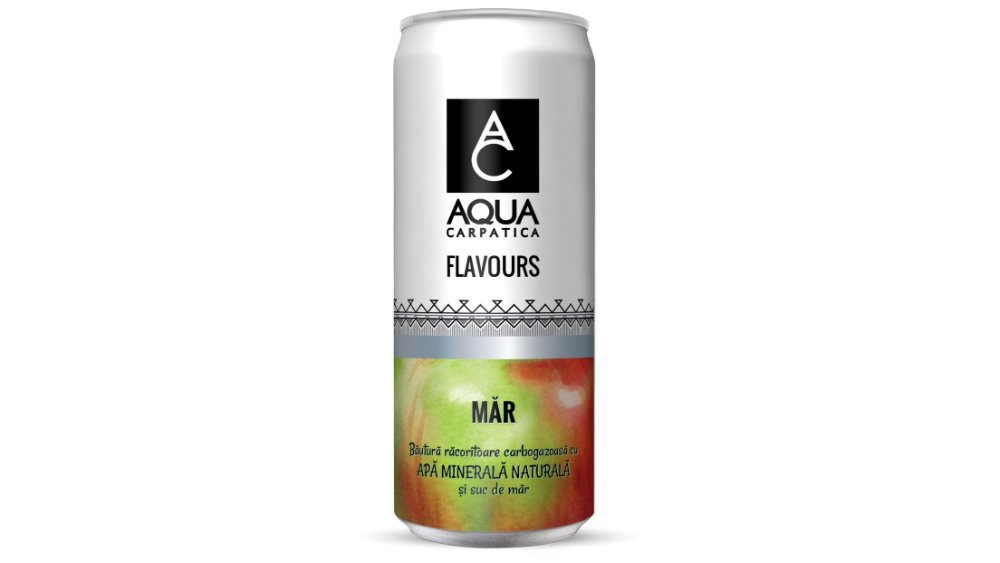 Bautura carbogazoasa cu aroma de mar Aqua Carpatica Flavours, 0.33 l ...