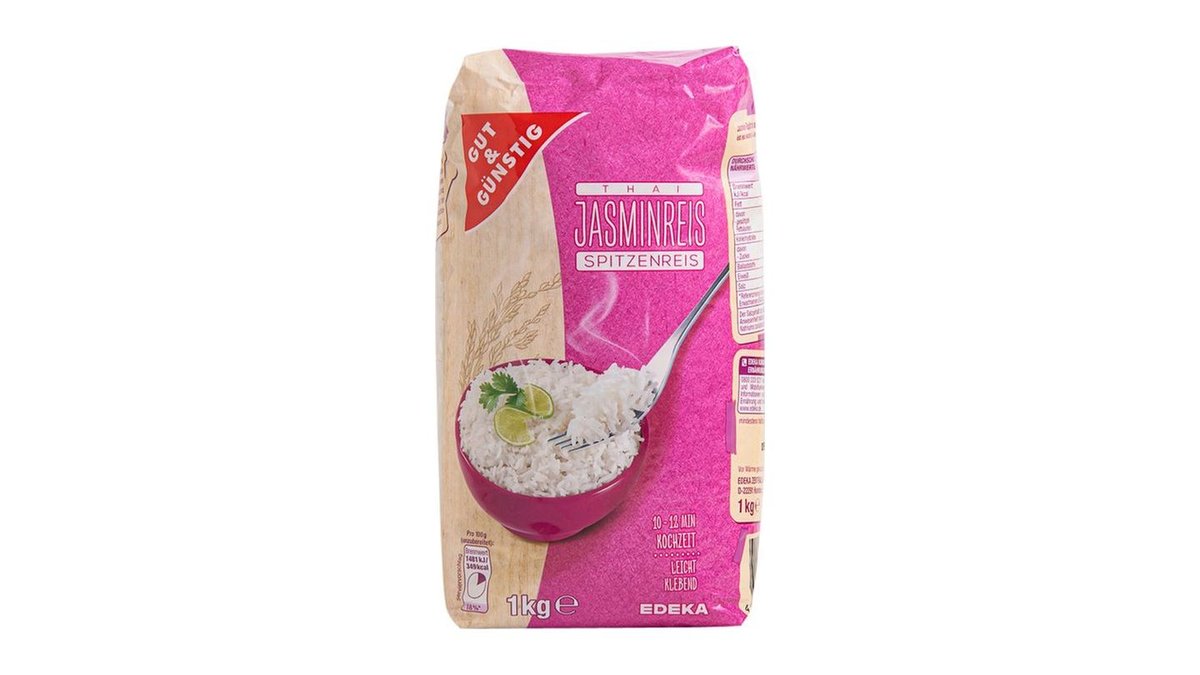 Gut & Günstig Jasmin Reis, 1 kg | EDEKA Weiß | Wolt