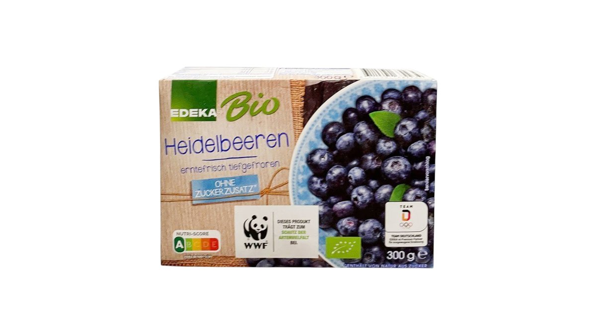 Edeka Bio Heidelbeeren | Nah & Gut Mund | Wolt