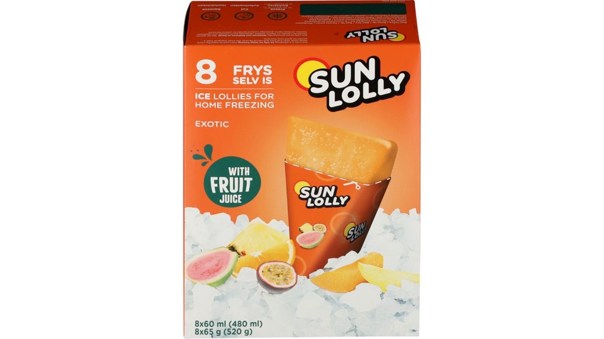 Frys selv-is m. exotic, Sun Lolly | Wolt Market Kbh Laplandsgade | Wolt