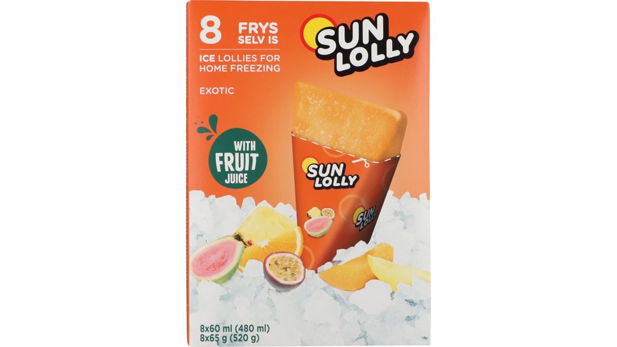 Frys selv-is m. exotic, Sun Lolly | Wolt Market Kbh Laplandsgade | Wolt
