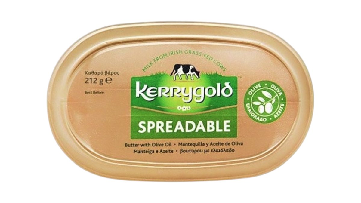 KERRYGOLD Spreadable Butter with Olive Oil 212 g 783159 | Sklavenitis ...