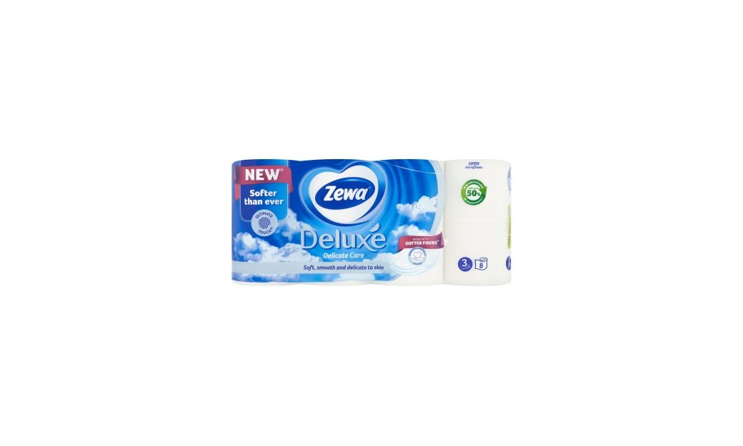 Zewa Deluxe Delicate Care Toaletní papír 3vrstvý 8 ks | Teta drogerie ...