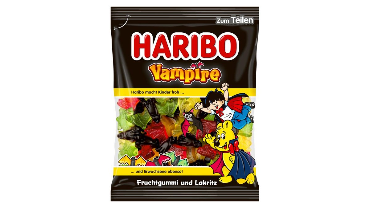 Haribo Vampire Fruchtgummi mit Lakritz, 175 g | Wolt Market Hanauer | Wolt