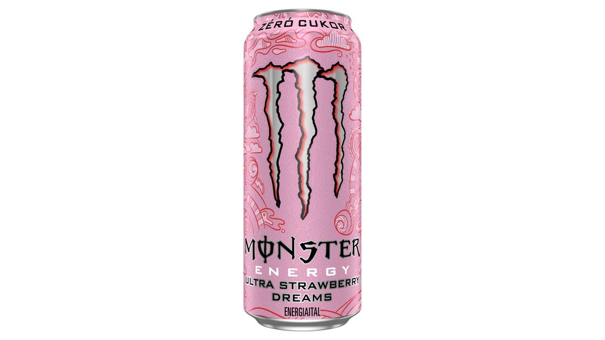 Monster Energy Ultra Strawberry Dreams szénsavas eper ízű energiaital ...