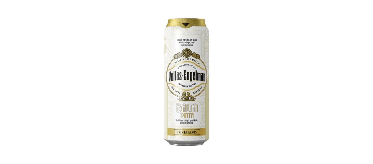 Volfas Engelman Balta Pinta 0,568 L – Kvietinis (baltas) alus ...