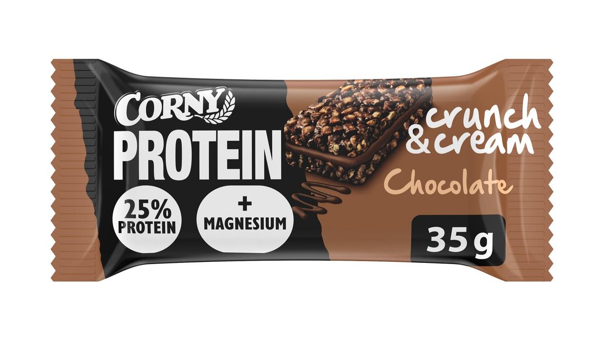 Proteinbar Crunch & Cream Chocolate 35g - Corny | Coop Djupadal | Wolt