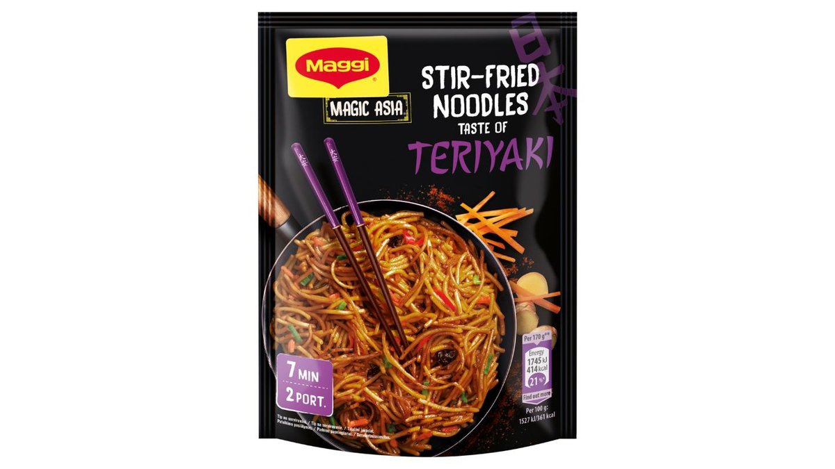 Maggi Magic Asia pirított tészta teriyaki szósszal 130 g | INTERSPAR | Diósd | Wolt