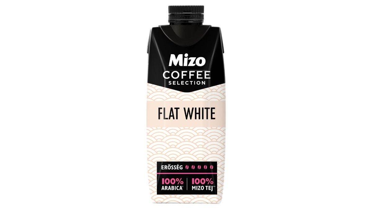 Mizo Coffee Selection Flat White UHT zsírszegény kávés tej 250 ml ...