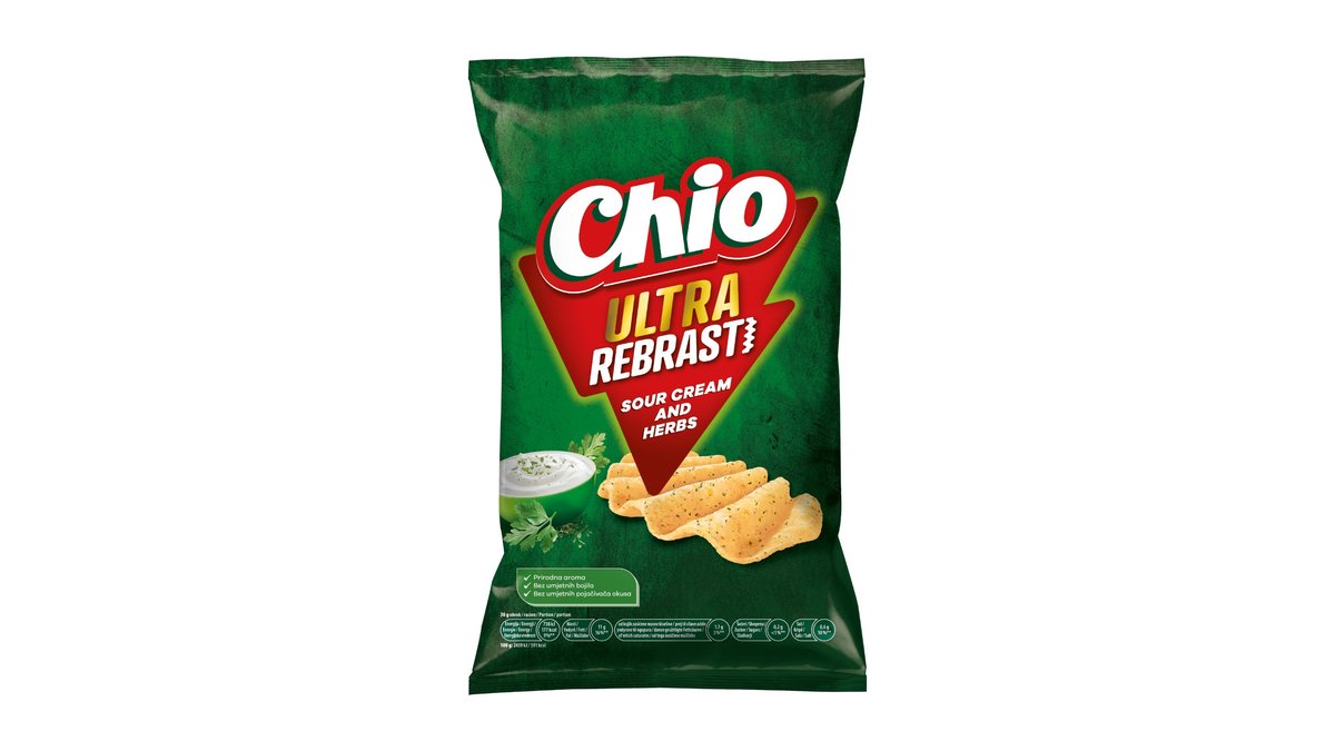 Čips ultra rebrasti pavlaka i začini Chio 80g | Wolt Market Novi ...