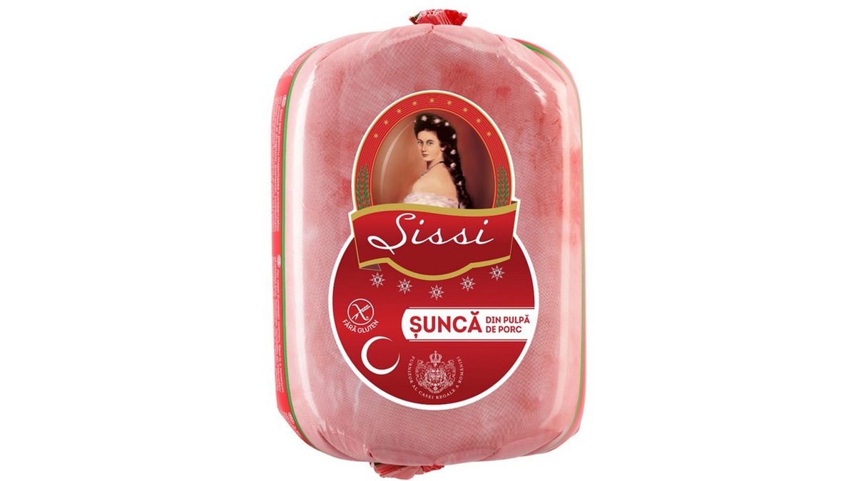 Sunca din pulpa de porc Sissi, 650 g | Auchan - Iasi | Wolt