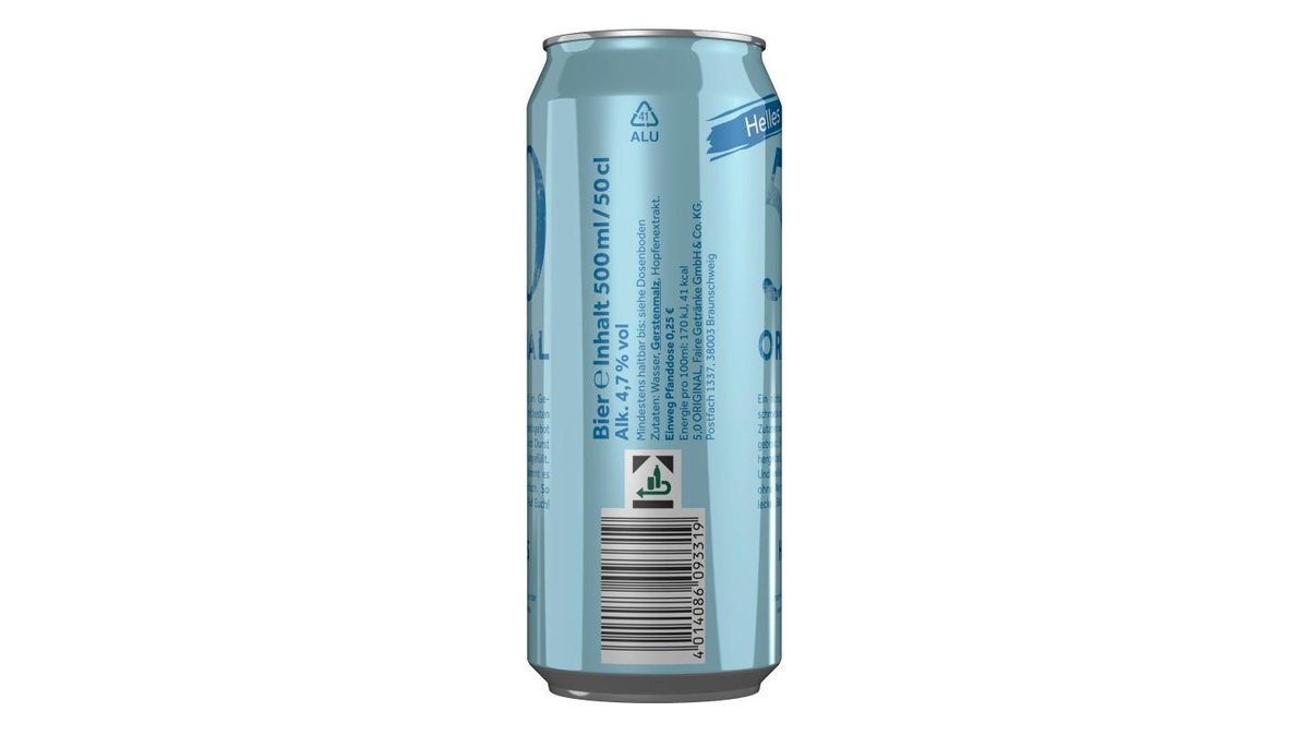 Oettinger Original Helles Bier 5%, 500 ml | EDEKA Pfersee | Wolt
