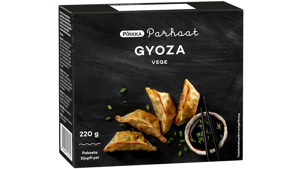 Pirkka Parhaat gyoza vege 220g pakaste | K-Supermarket Yliveto | Wolt