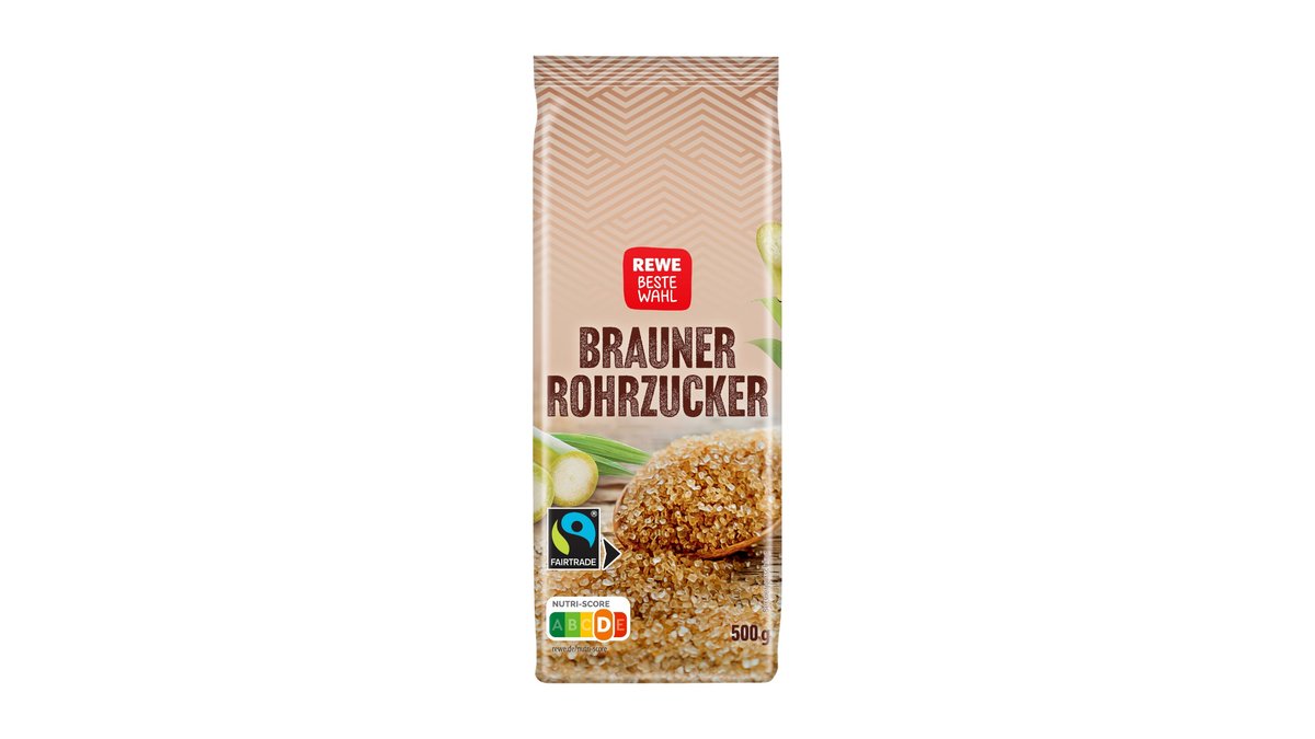 Rewe Beste Wahl Brauner Rohrzucker, 500 g | Wolt Market Schwabing | Wolt