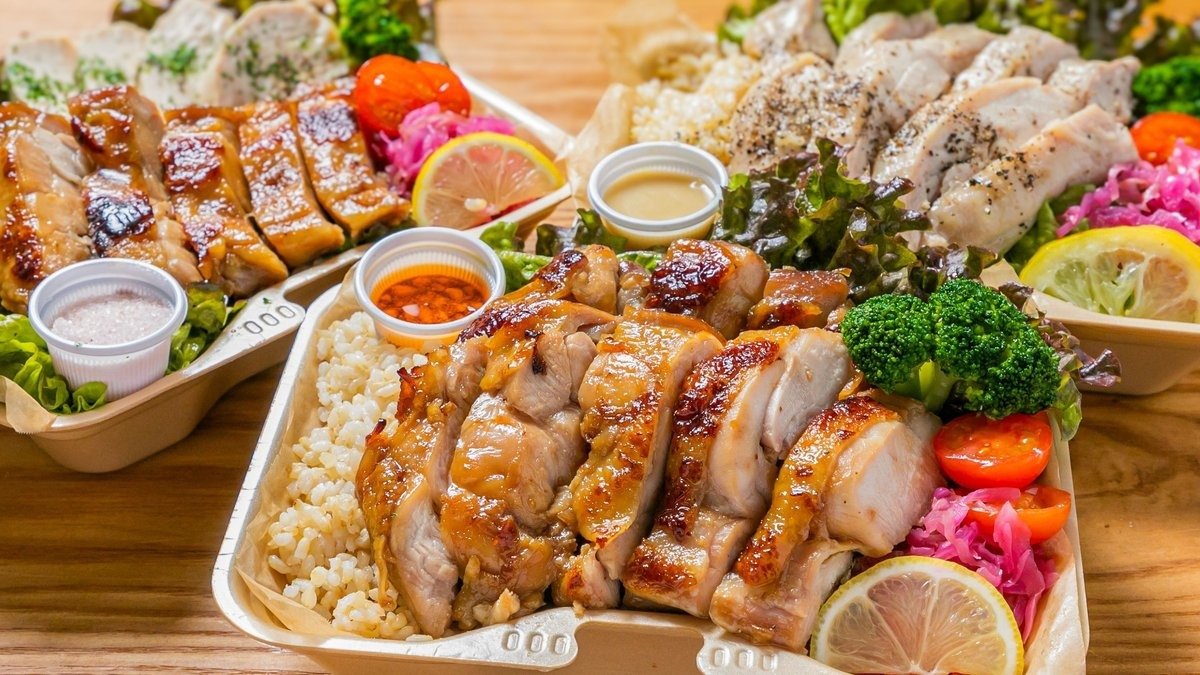 Mocchiri Genmai to Teishishitsu Chicken Torigen Shokudo Hari-Nakano Ten ...