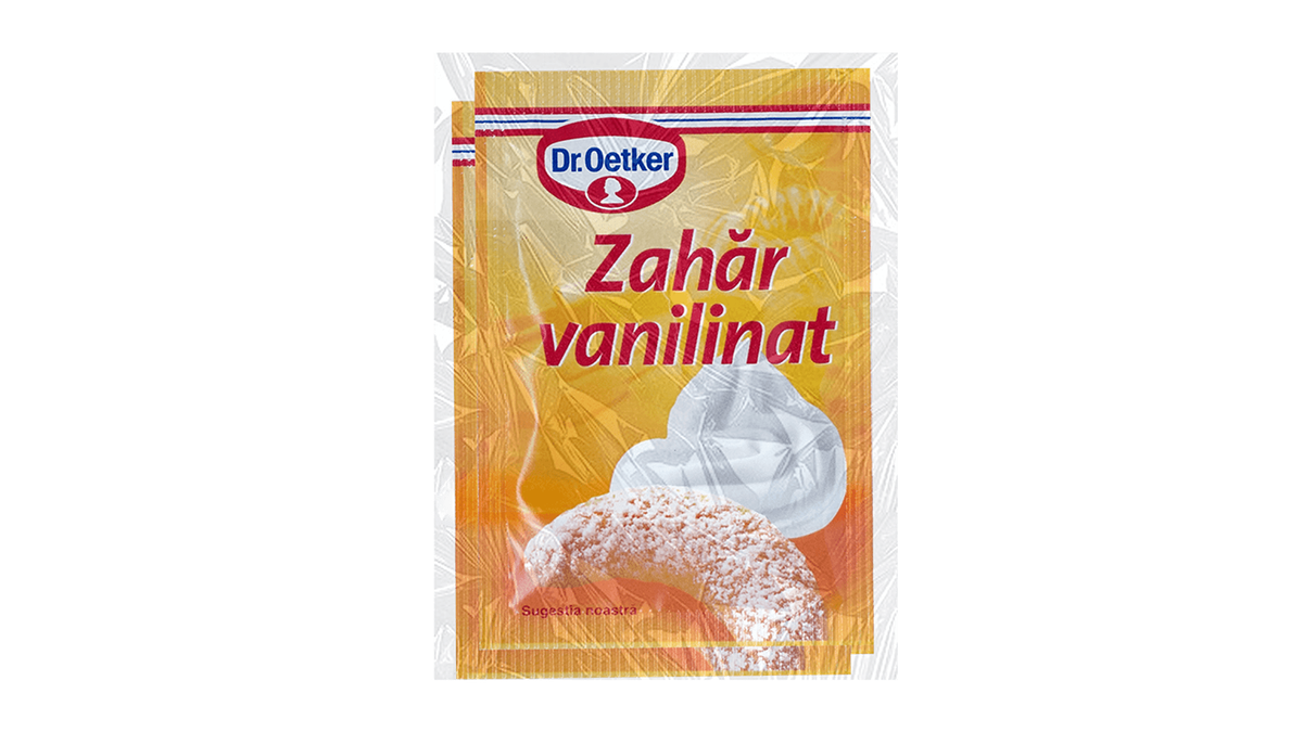 Zahar vanilinat Dr. Oetker 8 g x 4 bucati | Auchan - Iasi | Wolt