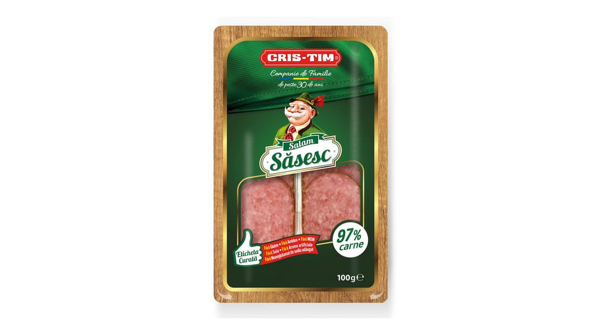 Salam Sasesc feliat Cris-Tim, 100 g | Auchan - Titan | Wolt