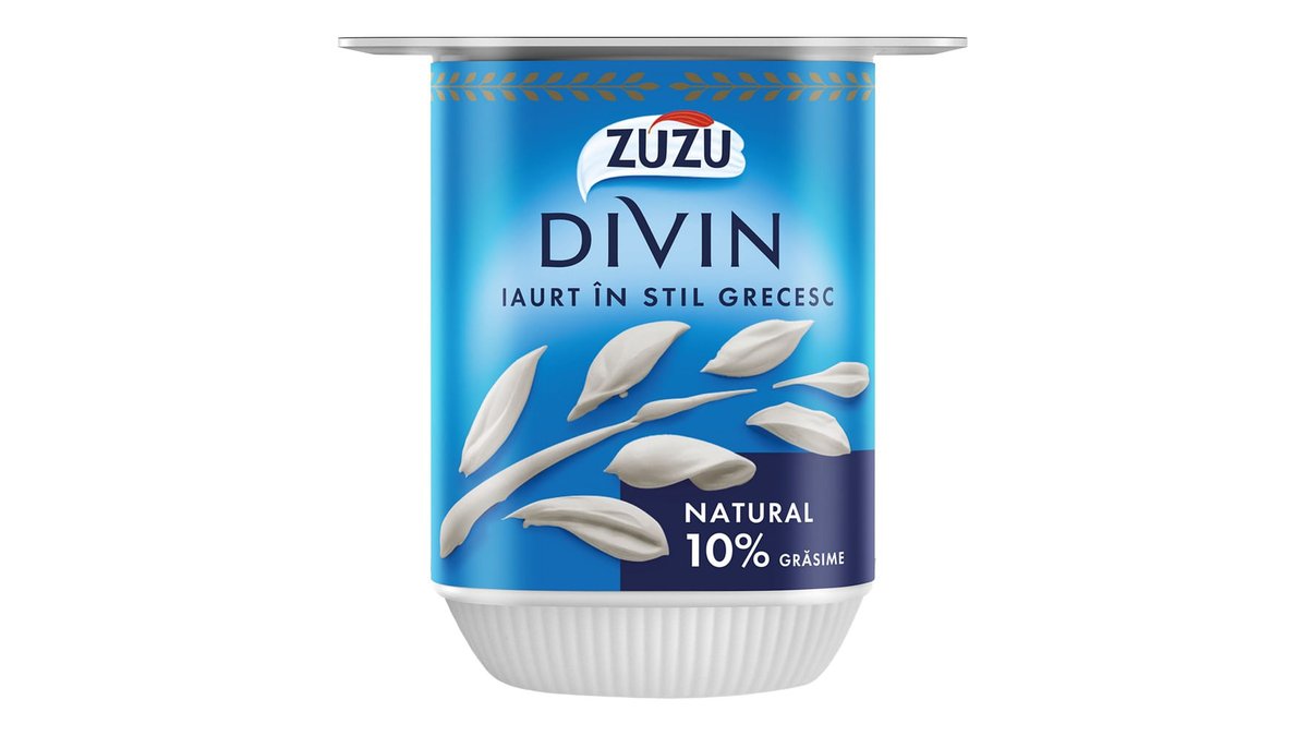 Iaurt grecesc Zuzu Divin, 10% grasime, 140 g | Auchan - Drumul Taberei ...
